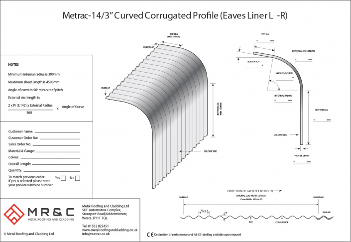 Curved Corrugated Profile Sheets – Metal Roofing & Cladding Ltd